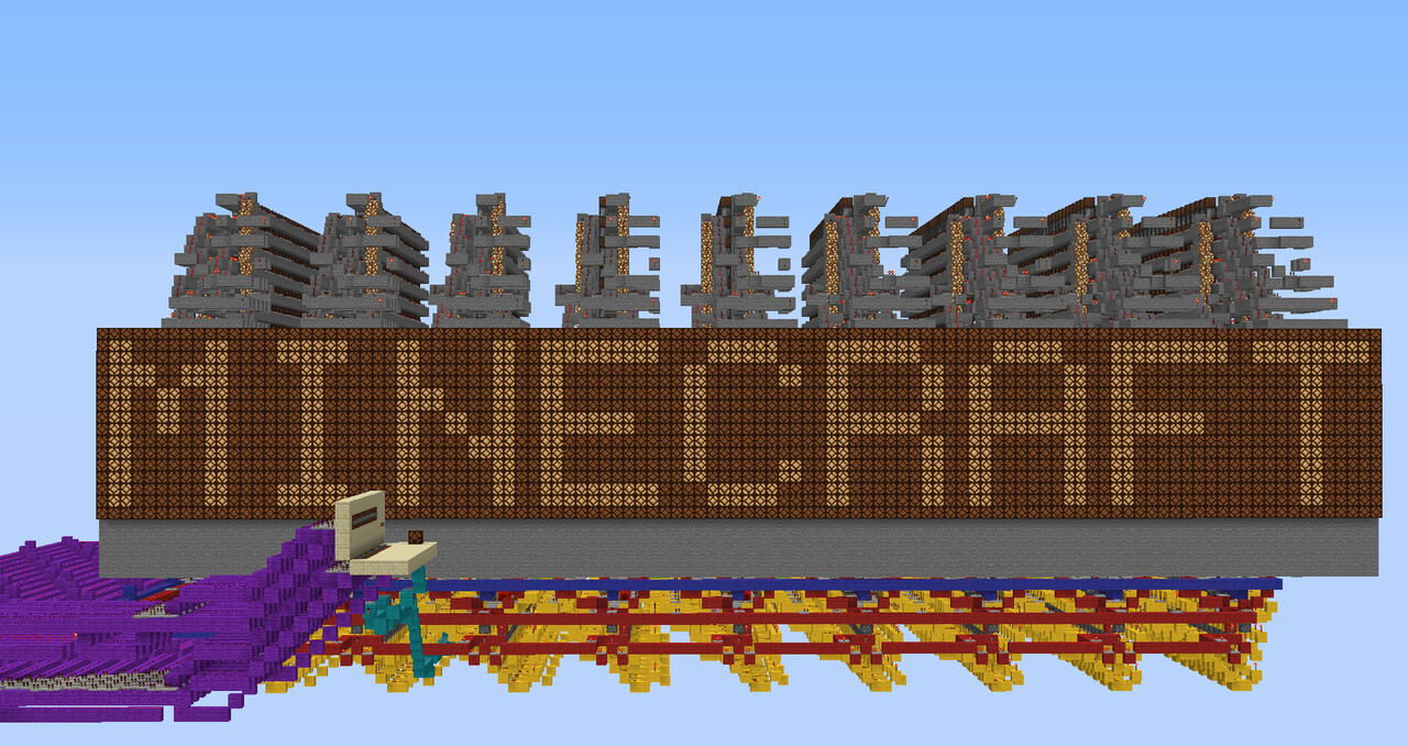 Redstone display V2 Minecraft Map