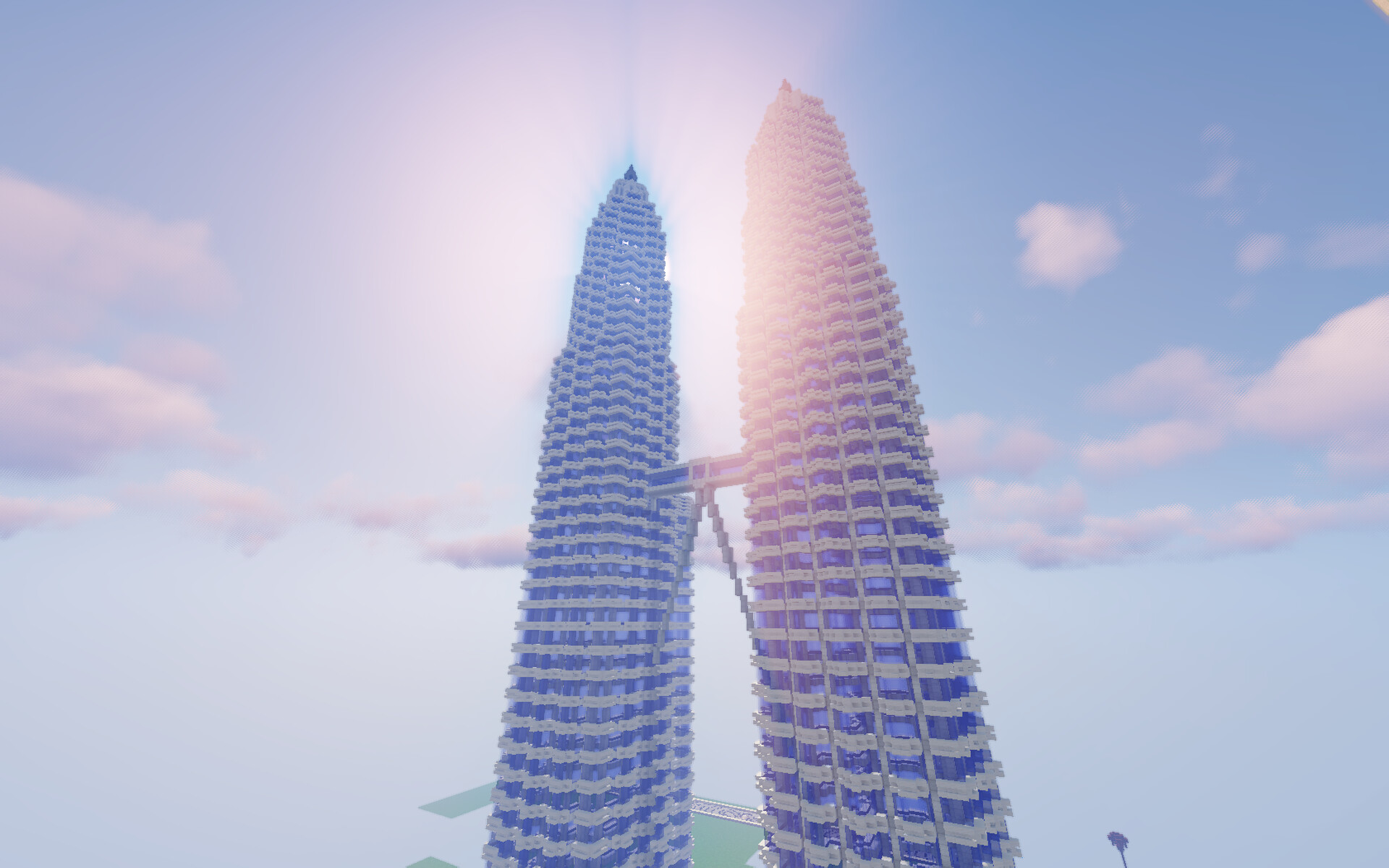 Petronas Twin Towers in Minecraft Minecraft Map