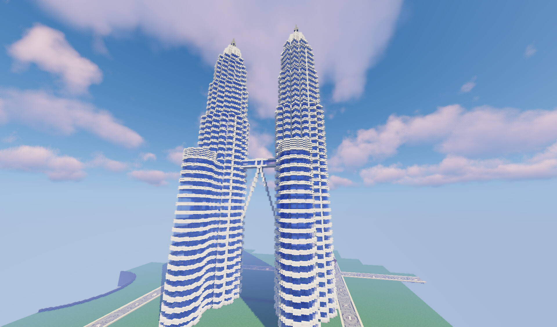 Petronas Twin Towers in Minecraft Minecraft Map