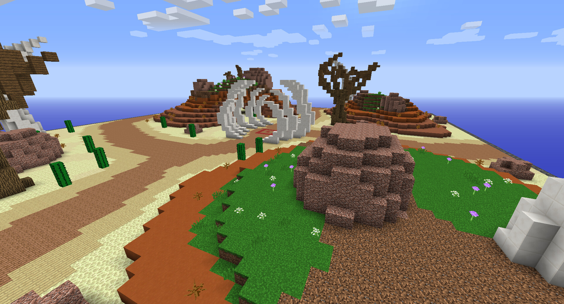 Skeletal Desert KOTH [100x100] Minecraft Map