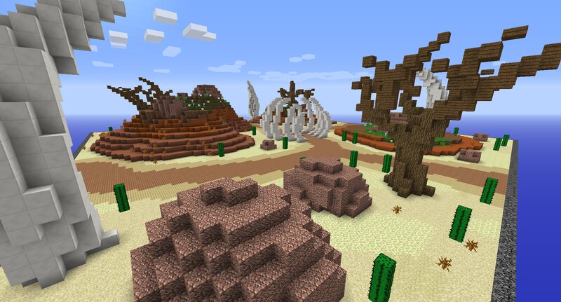 Skeletal Desert KOTH [100x100] Minecraft Map