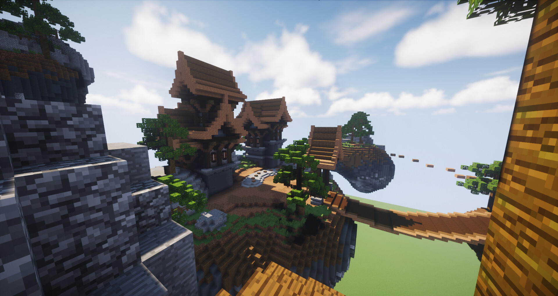 Village Floating Hub | 1.8+ Minecraft Map