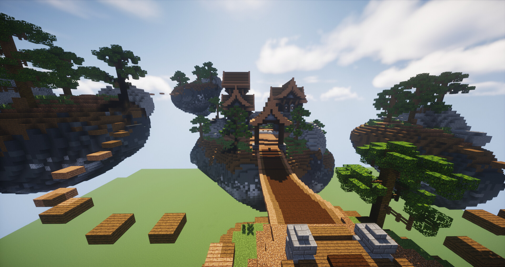 Village Floating Hub | 1.8+ Minecraft Map