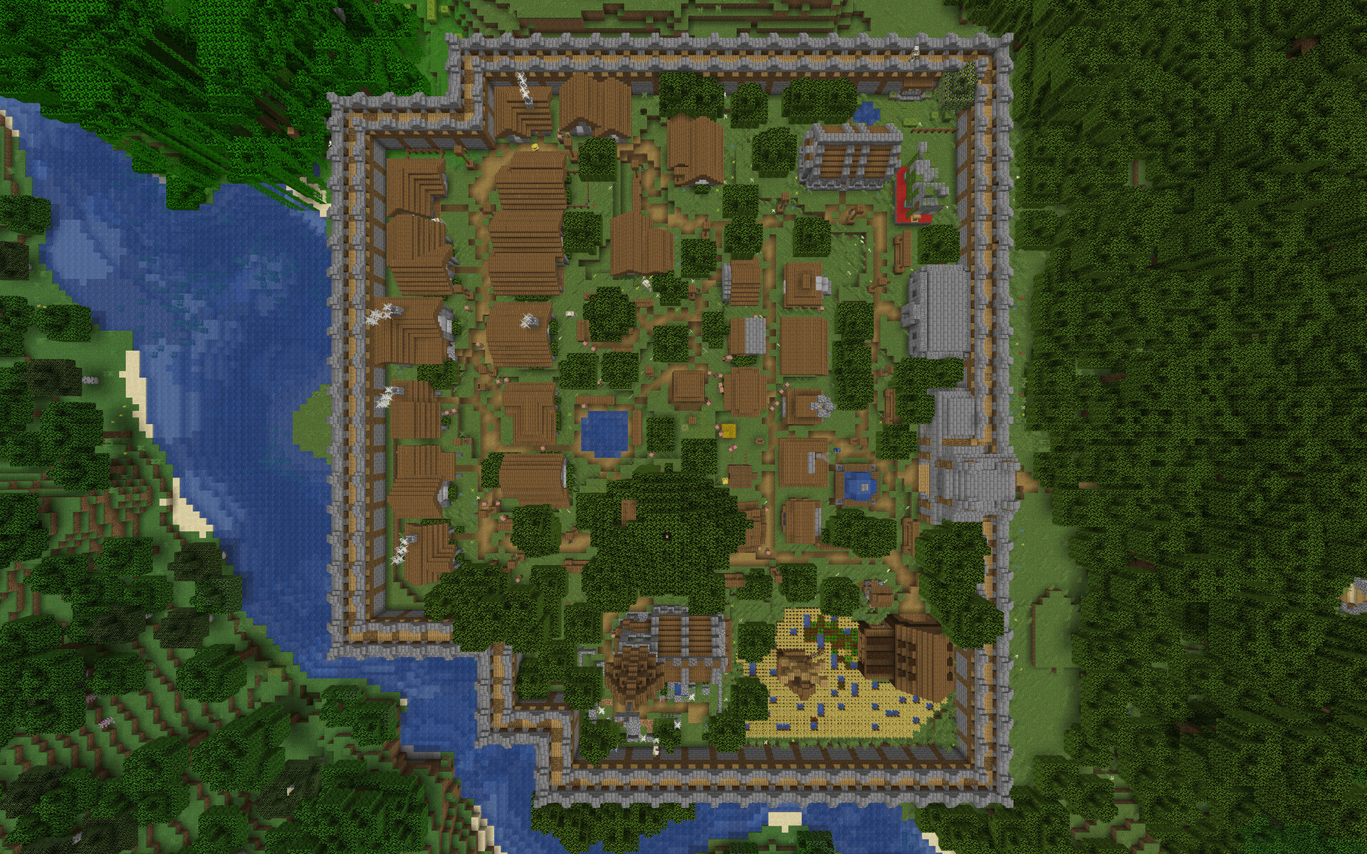 Winchester Village Minecraft Map