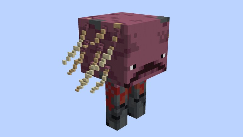 Strider Mob Statues Minecraft Map