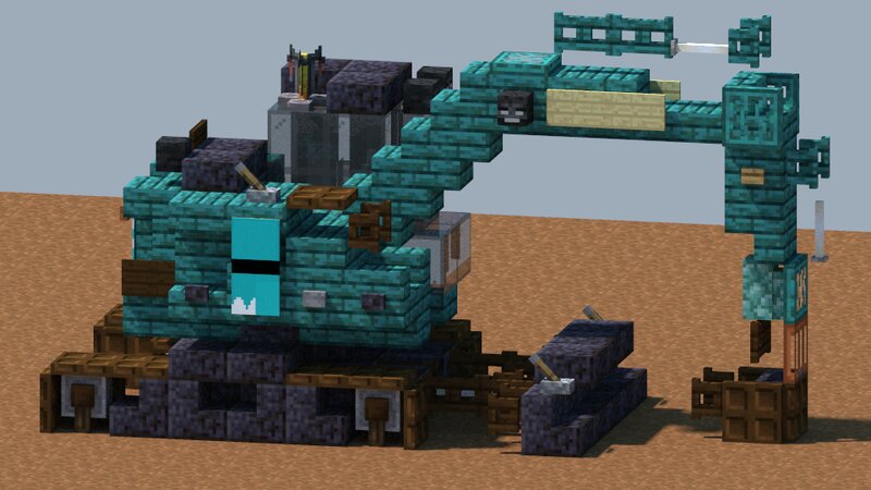Kobelco ED160-5 blade runner, Excavator [With Download] Minecraft Map