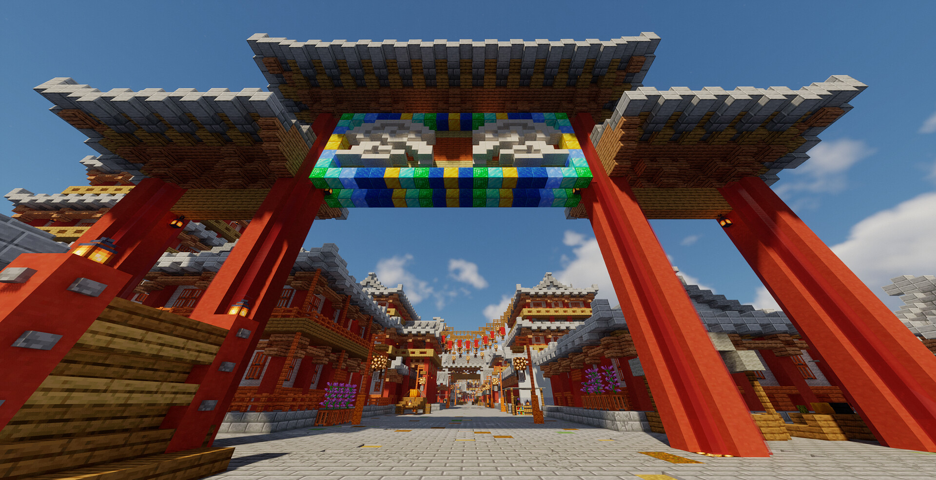 Ancient Chinese Street Minecraft Map