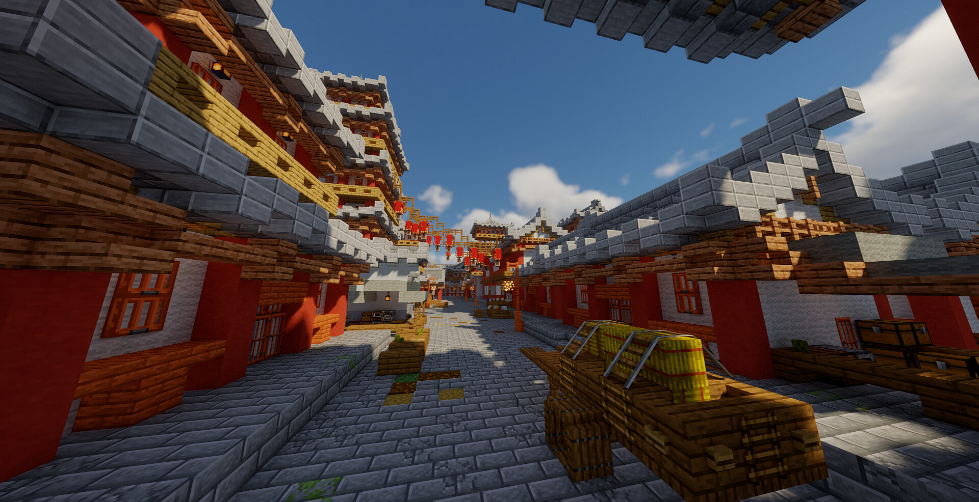 Ancient Chinese Street Minecraft Map