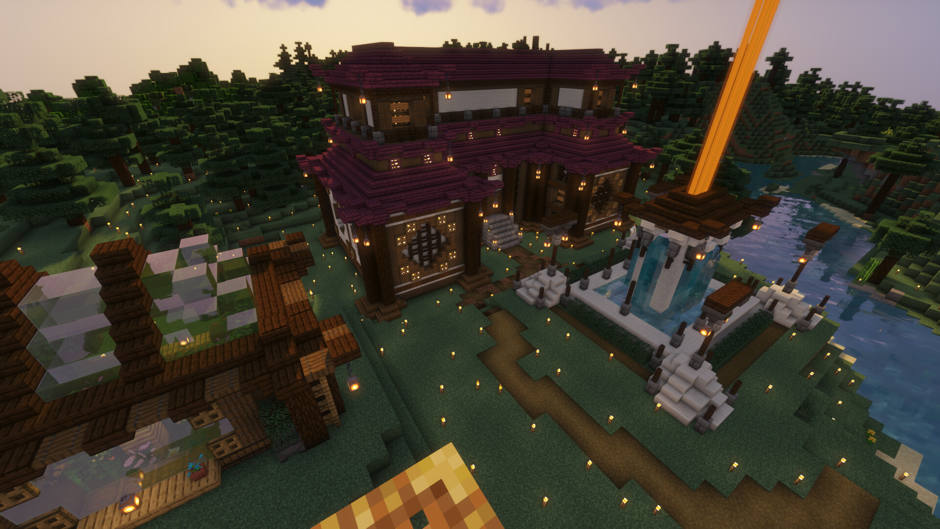 Asian styled building Minecraft Map