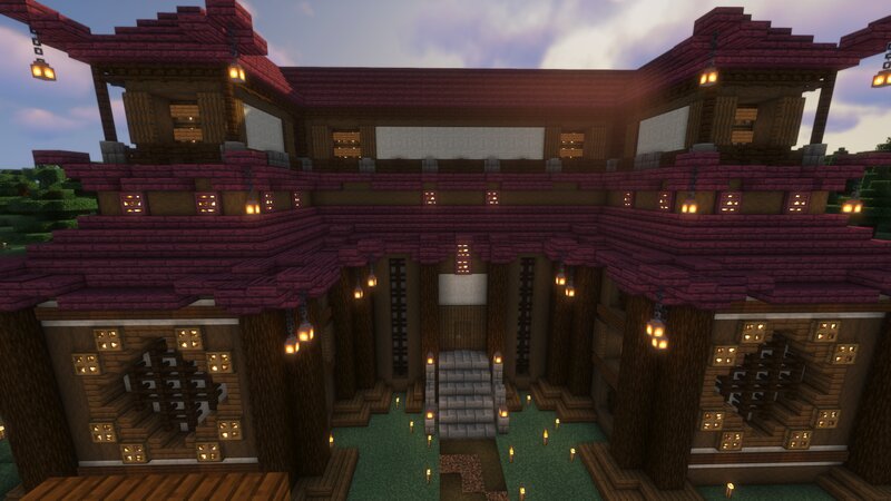 Asian styled building Minecraft Map