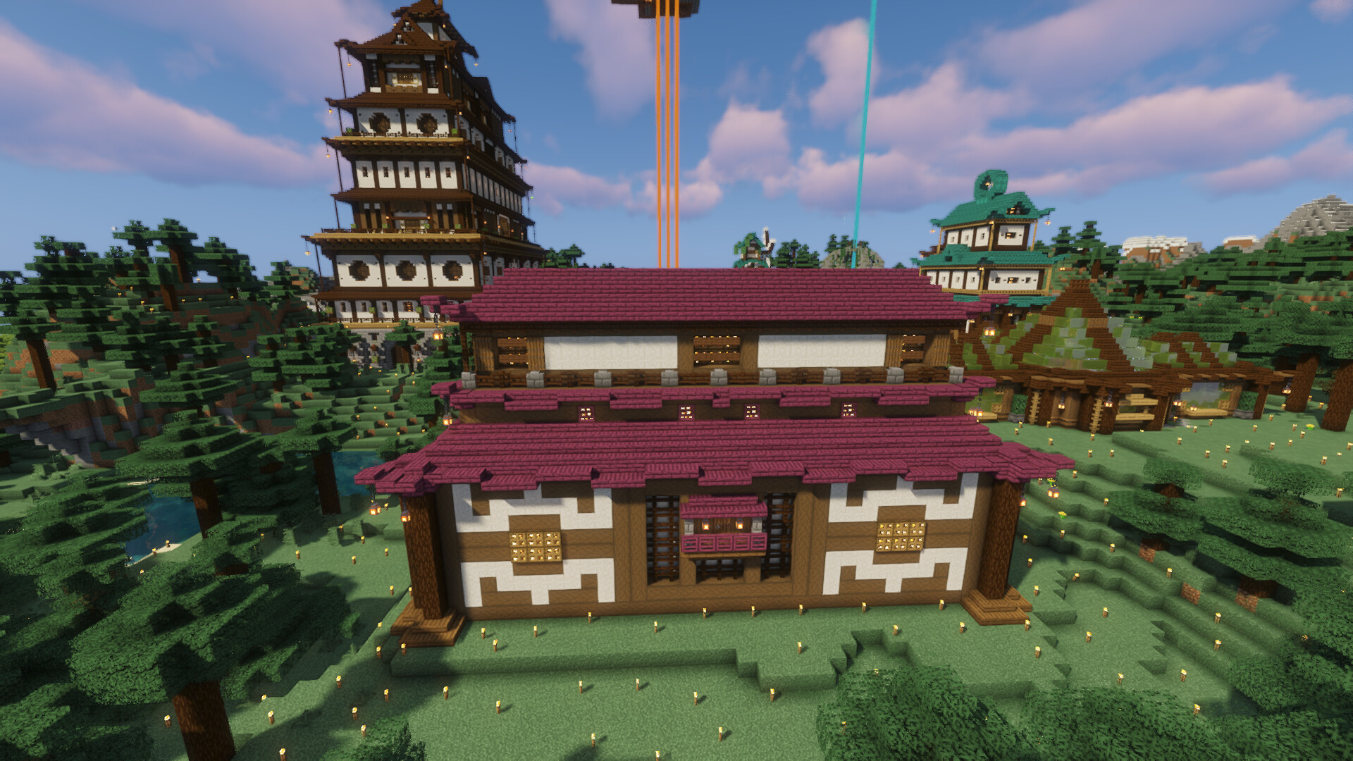 Asian styled building Minecraft Map