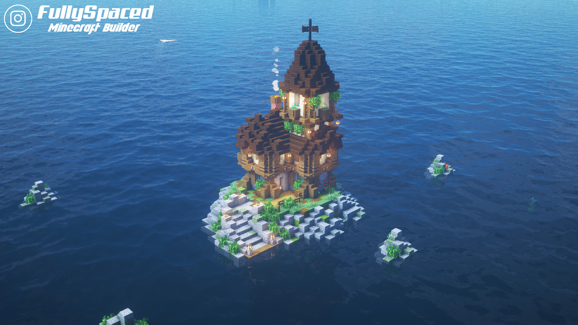 Simple Island With A House! Minecraft Map