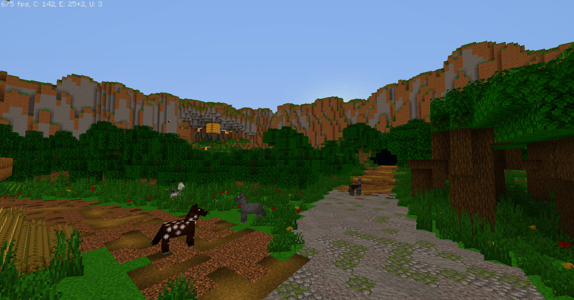 Bee Village Minecraft Map