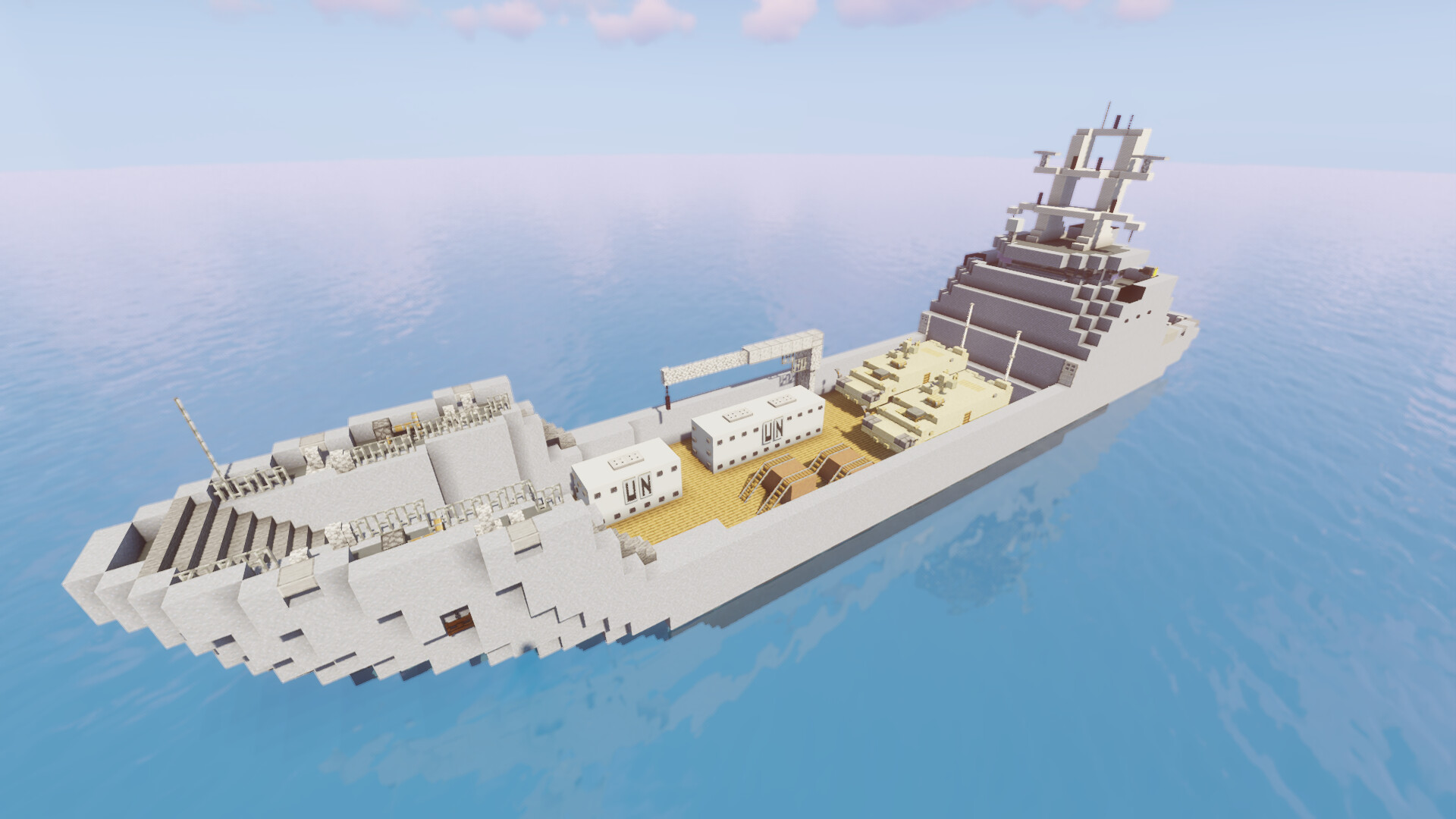Damen "Landing Ship Logistic 80" (1:1) Minecraft Map