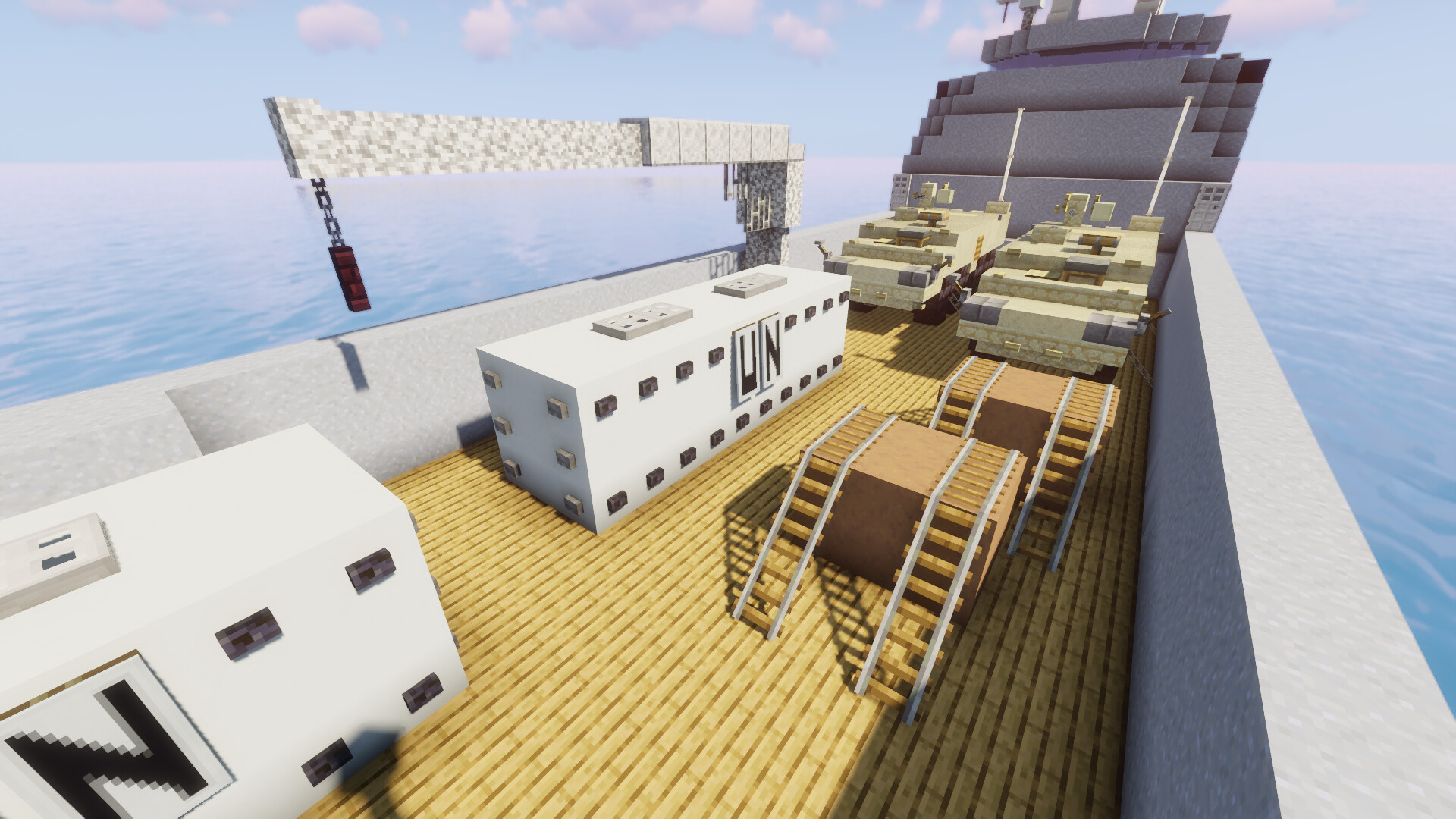 Damen "Landing Ship Logistic 80" (1:1) Minecraft Map