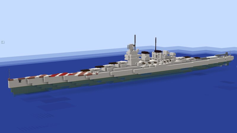 Venezia Heavy Cruiser 1:3 Minecraft Map
