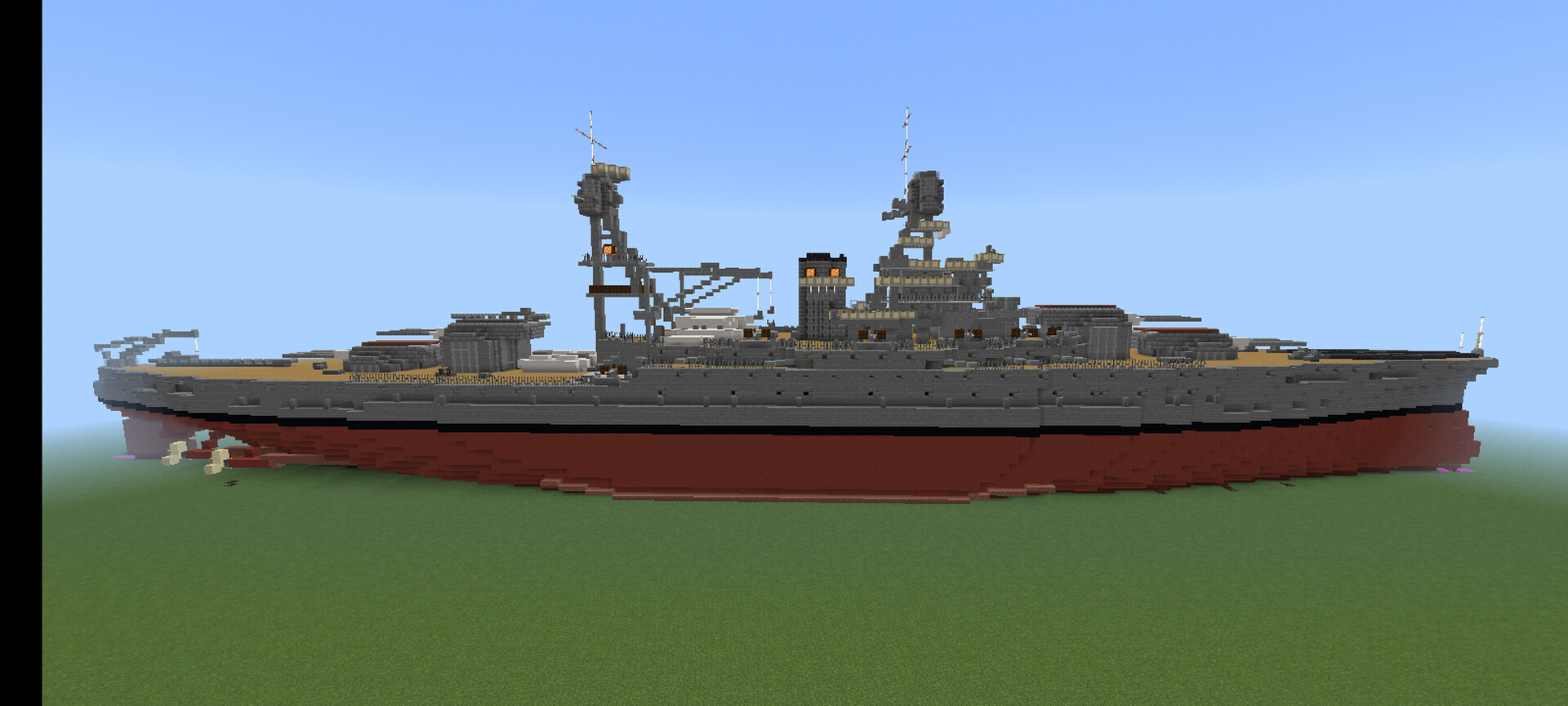 USS Arizona (BB-39) | Pennsylvania class battleship Minecraft Map
