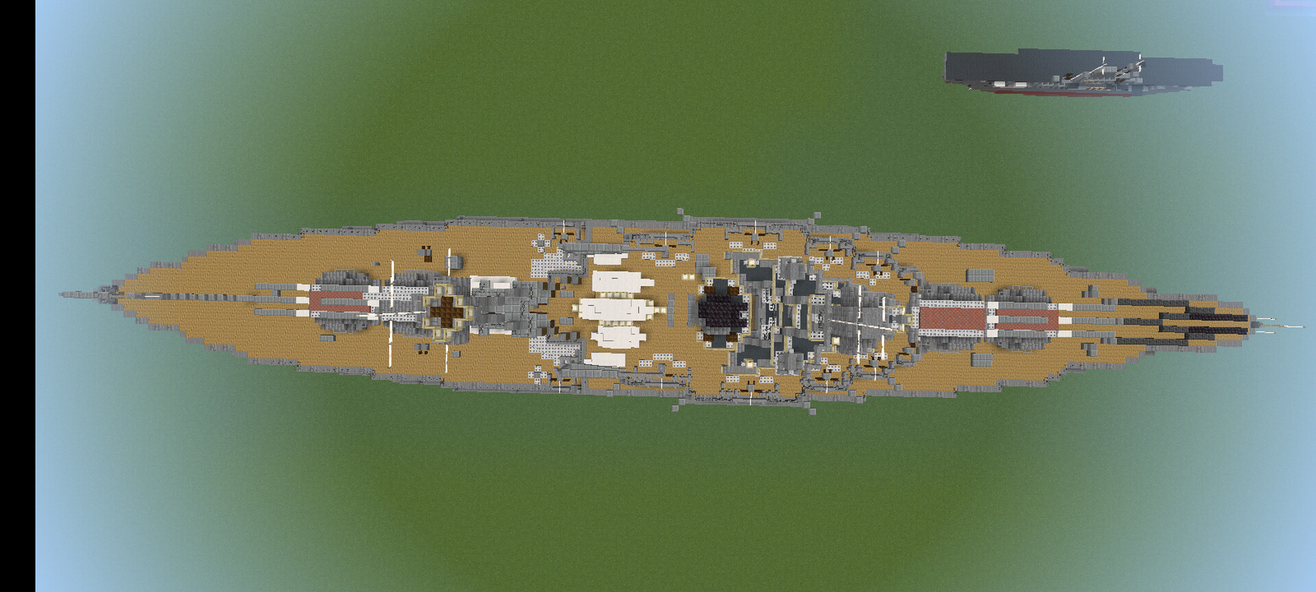 USS Arizona (BB-39) | Pennsylvania class battleship Minecraft Map