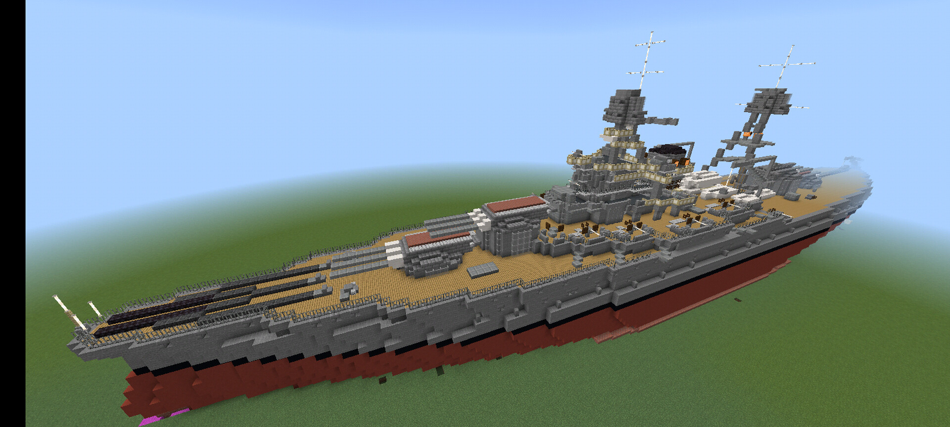 USS Arizona (BB-39) | Pennsylvania class battleship Minecraft Map