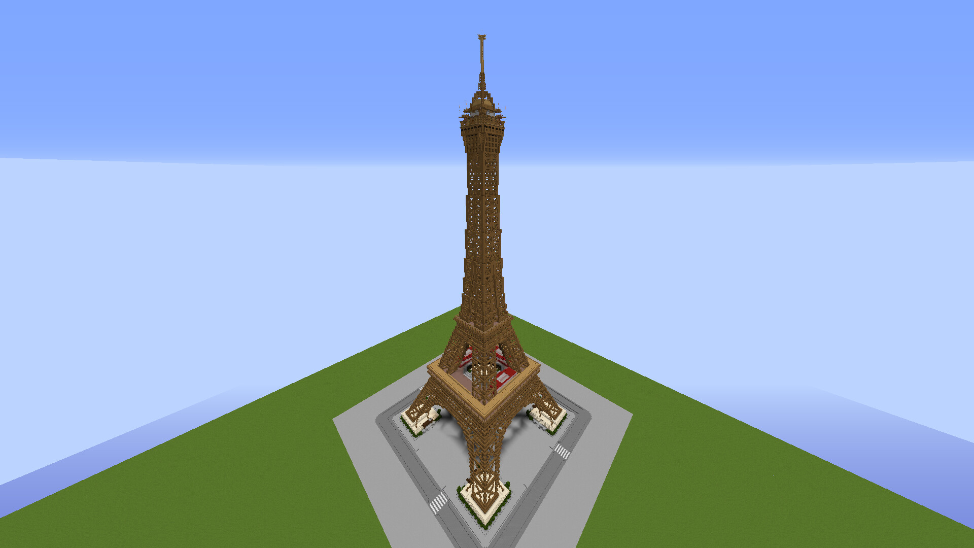 Eiffel tower Minecraft Map