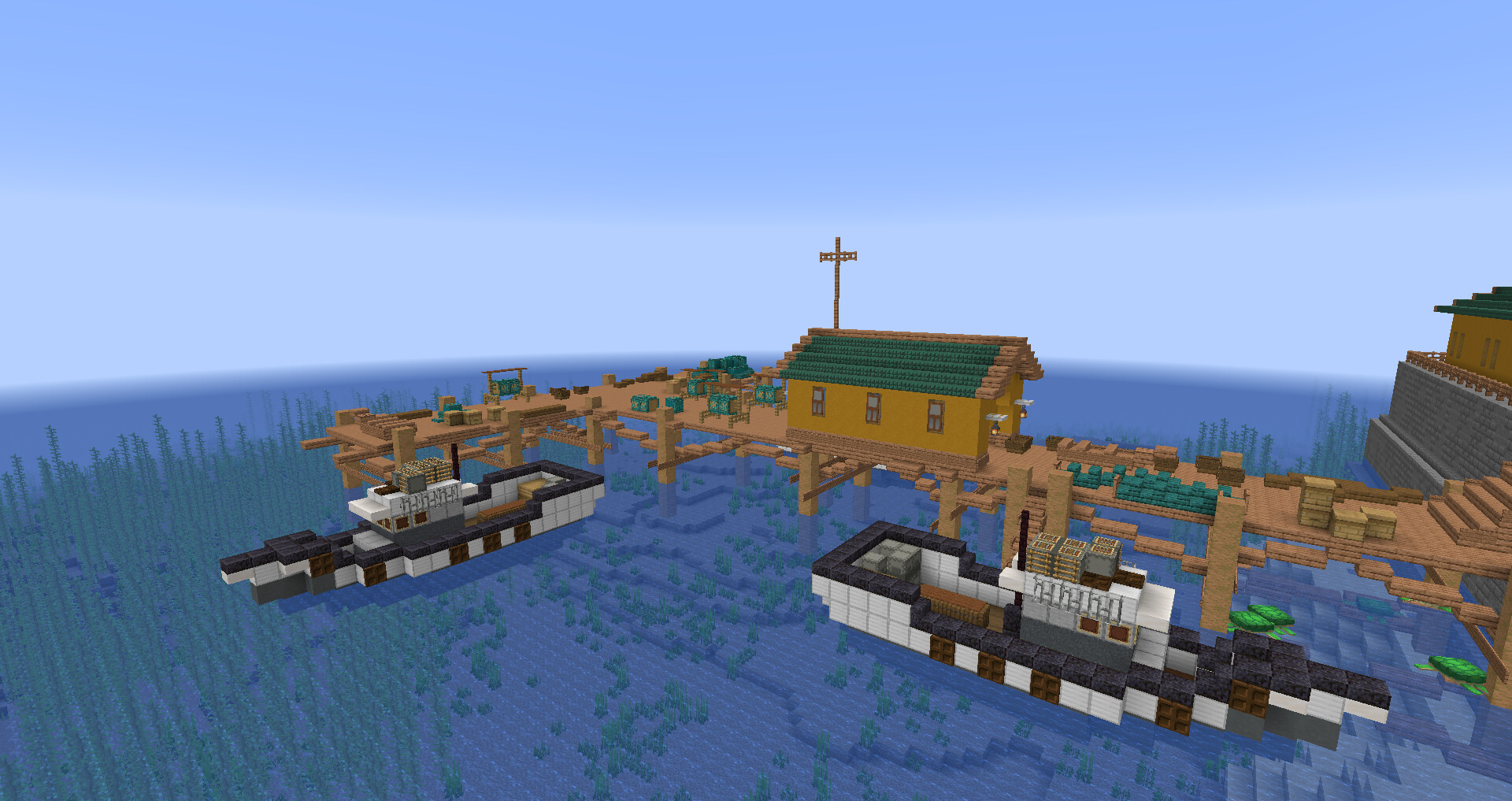 Tropico 6 Fishermen's Wharf Minecraft Map