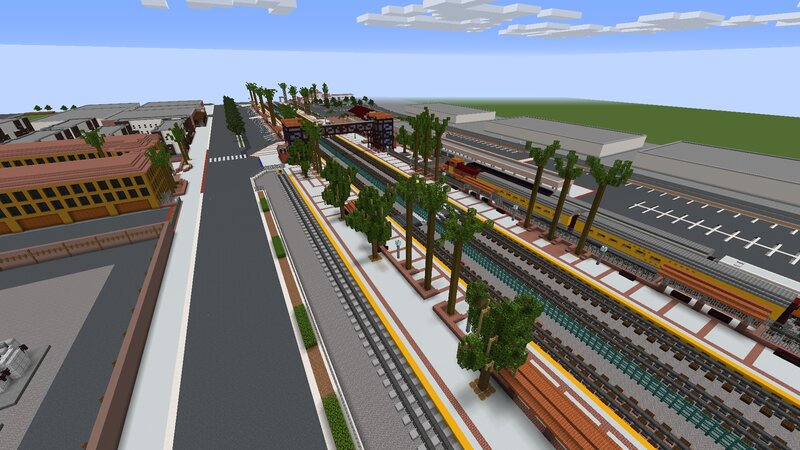 Minecraft Fullerton Train Station Map (2019) Minecraft Map