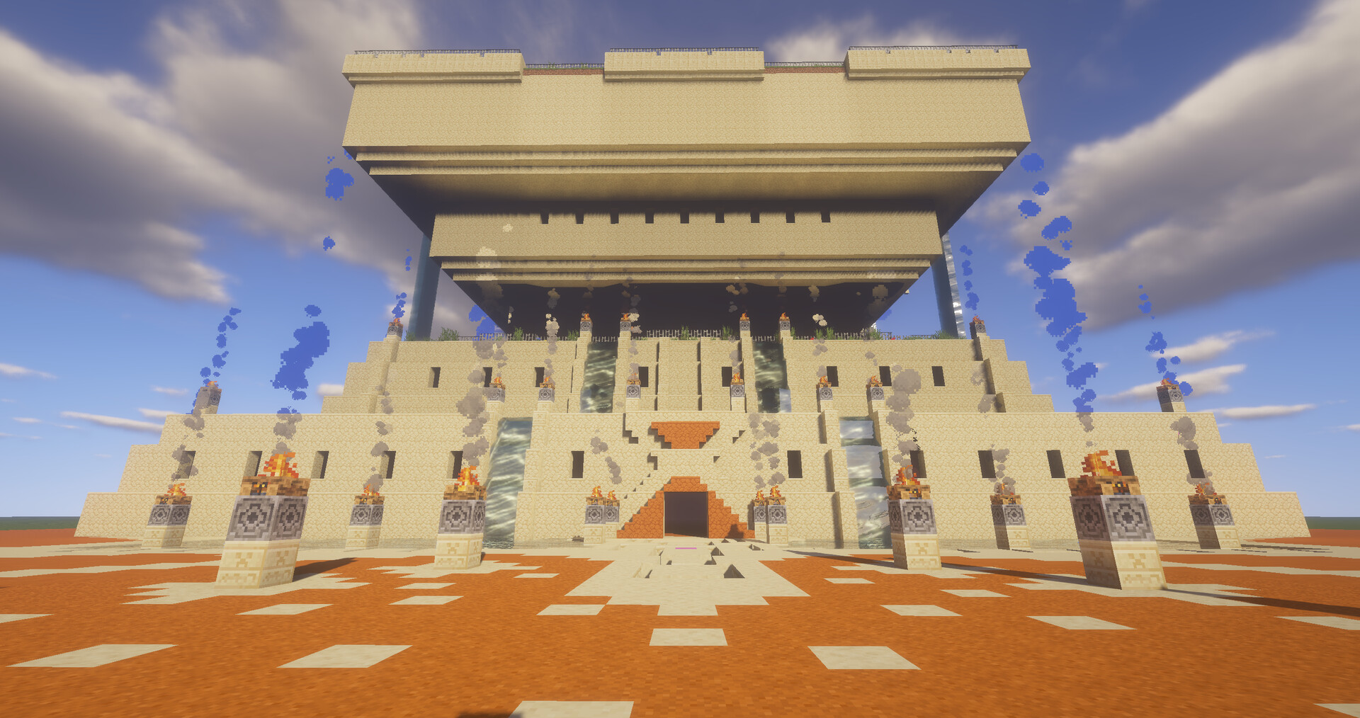 Faj'ro Temple - CrossCode (WIP) [Exterior Only] Minecraft Map