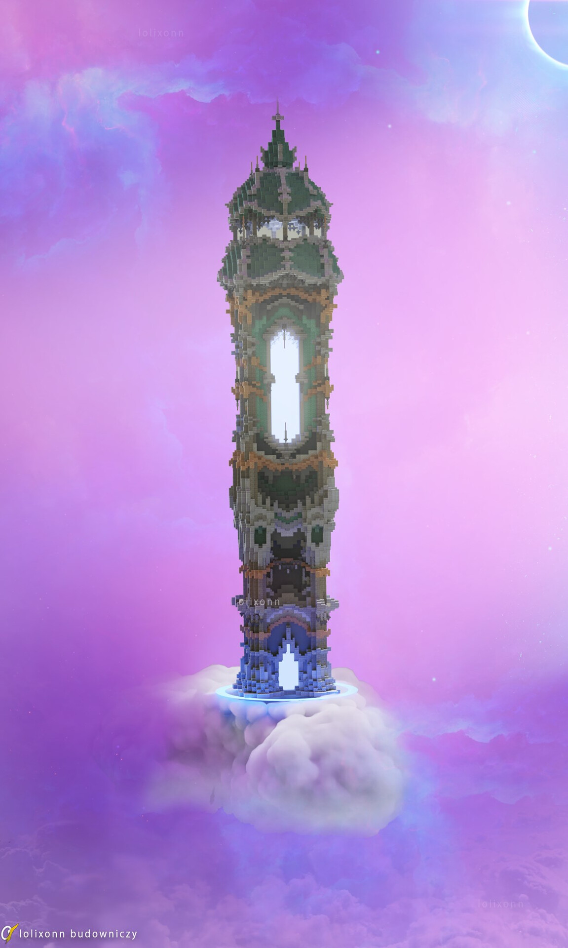 Minecraft floating tower Minecraft Map