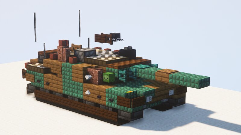 Type 10 Main Battle Tank - 1.5:1 scale (version 2) Minecraft Map