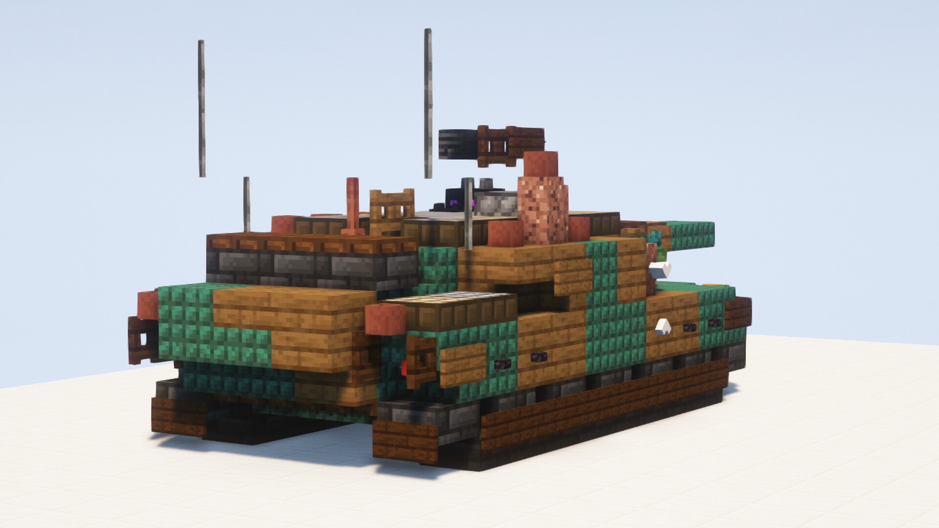 Type 10 Main Battle Tank - 1.5:1 scale (version 2) Minecraft Map