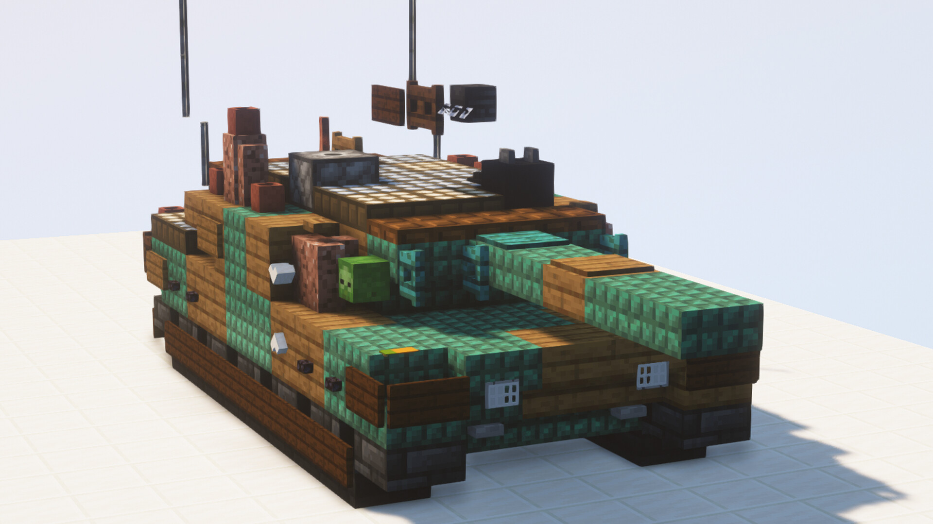 Type 10 Main Battle Tank - 1.5:1 scale (version 2) Minecraft Map