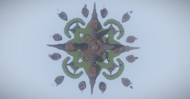 Mapa de SkyWars de Hypixel - Tribute Minecraft Map