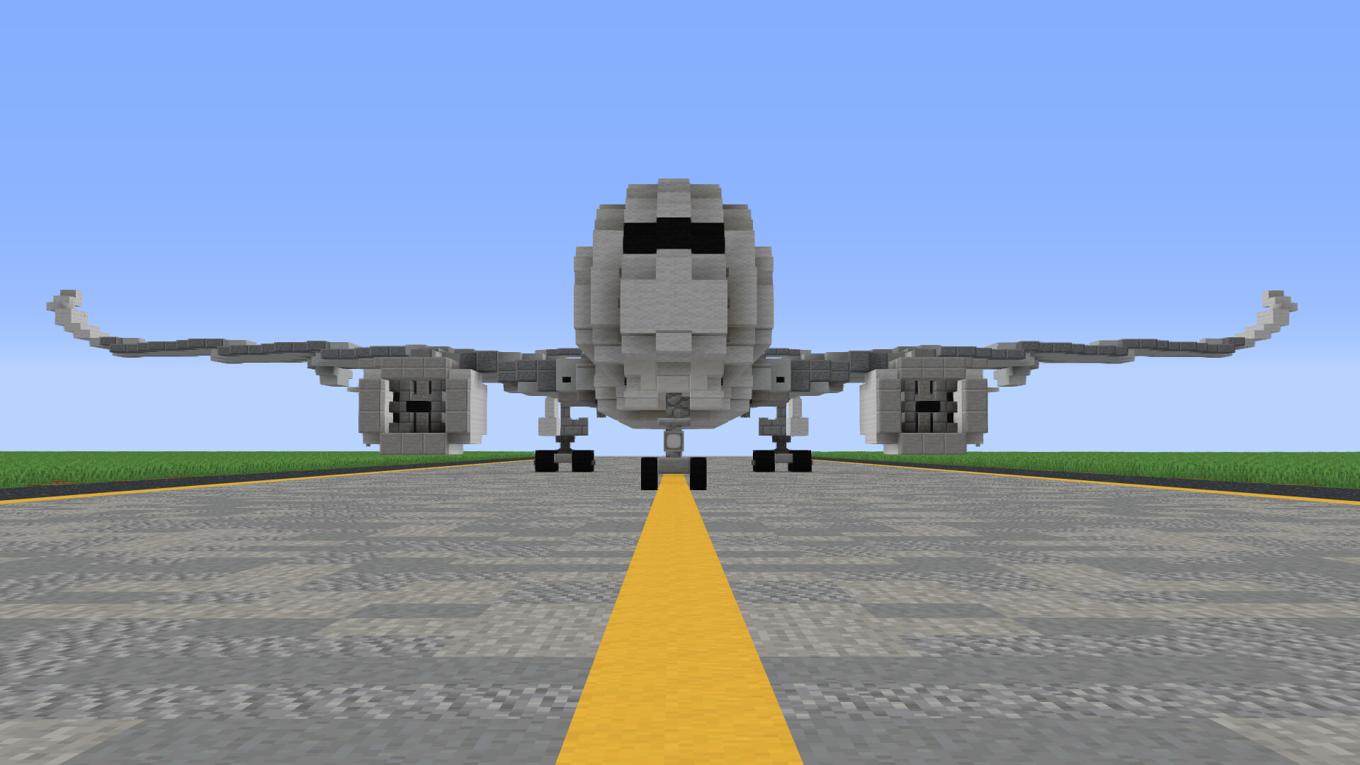 1.25:1 Scale Airbus A350-941 Minecraft Map