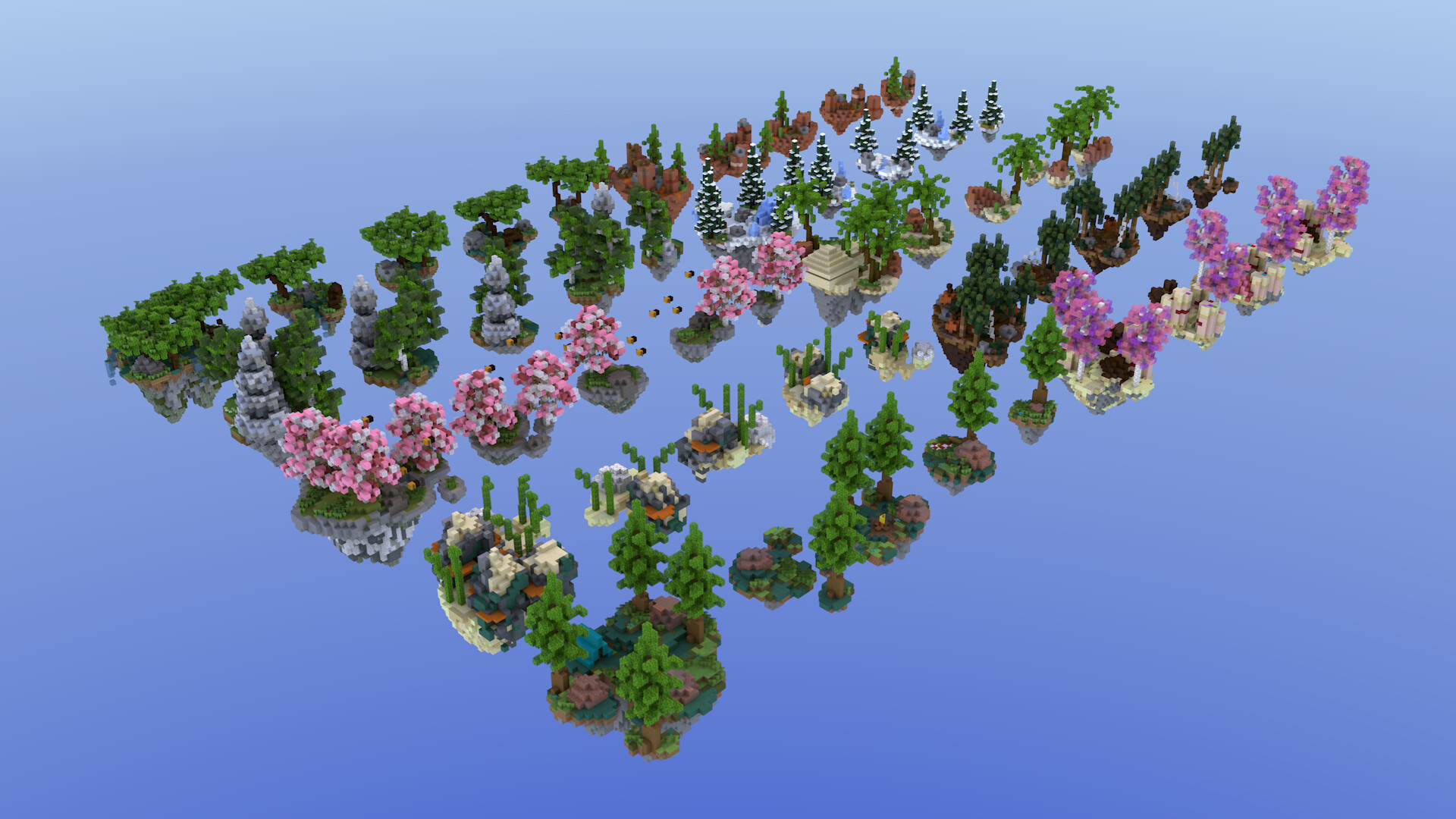 x50 HQ Skyblock Island Pack 1 | 1.8+ Minecraft Map