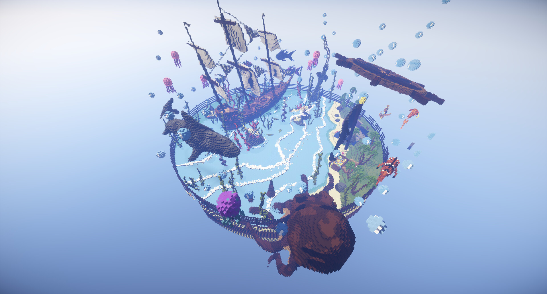 EggWars Hub Map [ Fantasy / Pirate ] Minecraft Map