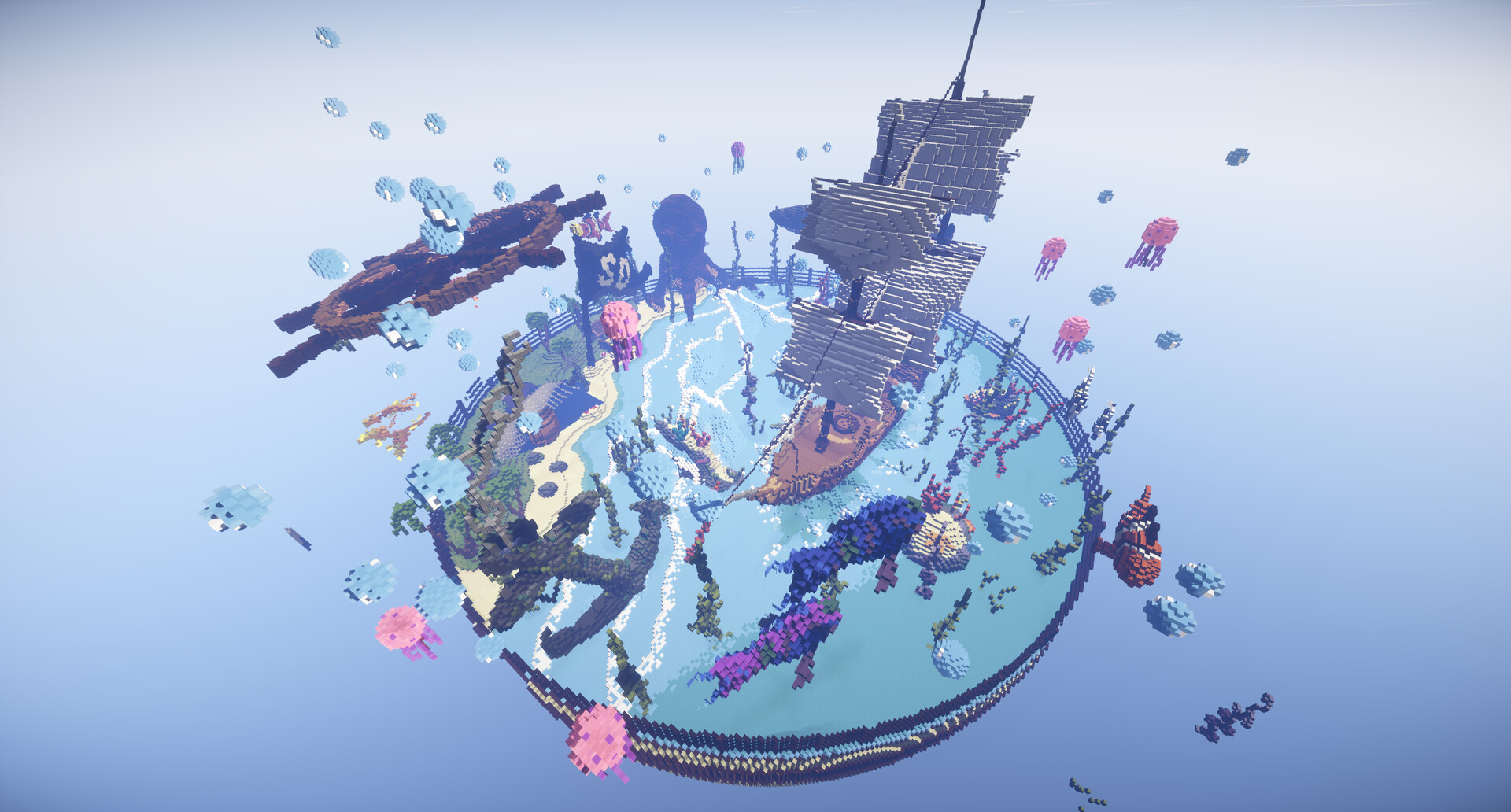 EggWars Hub Map [ Fantasy / Pirate ] Minecraft Map