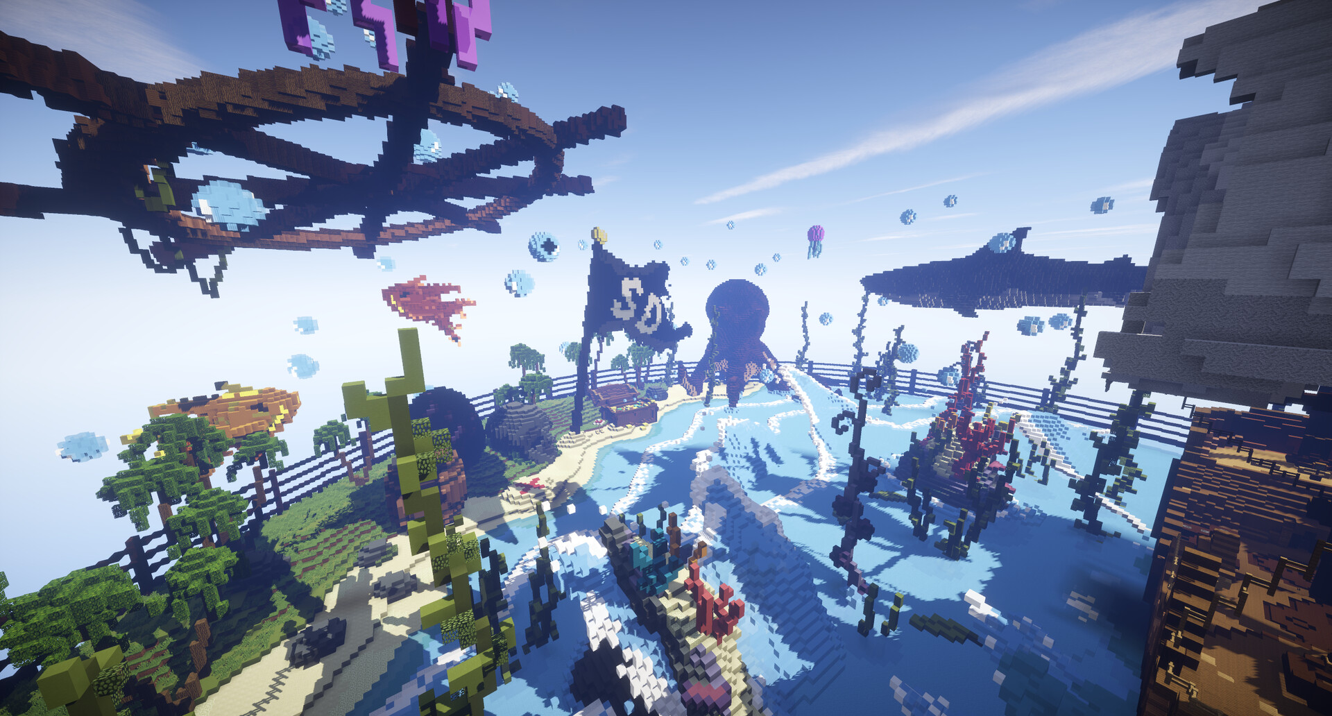 EggWars Hub Map [ Fantasy / Pirate ] Minecraft Map