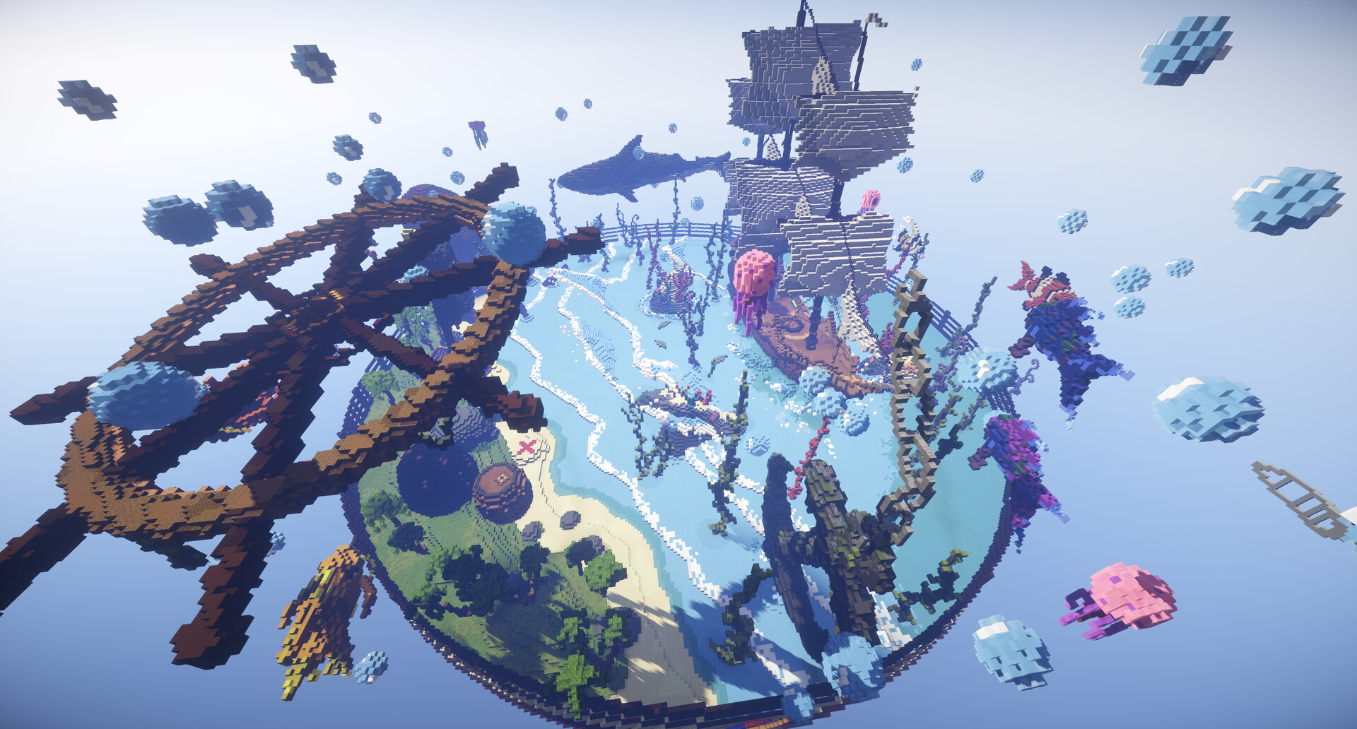 EggWars Hub Map [ Fantasy / Pirate ] Minecraft Map