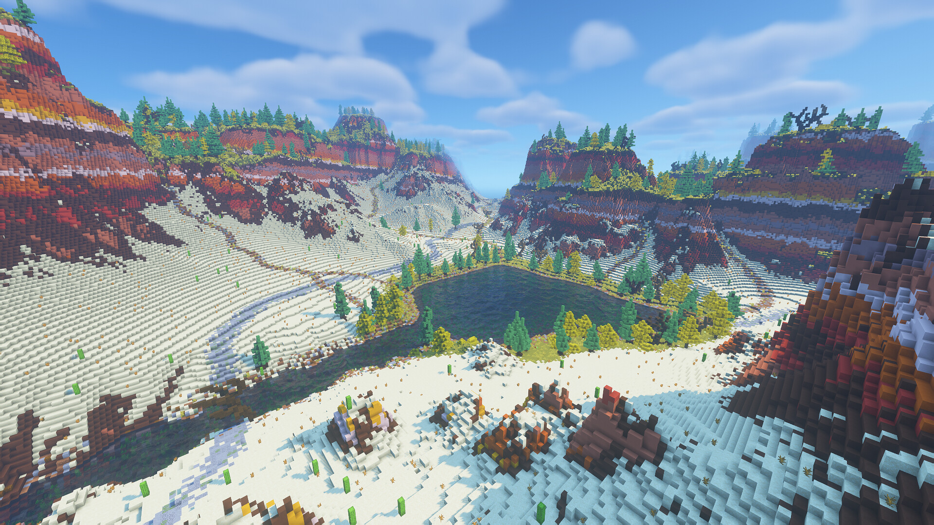 Mesa Desert Map [2000x2000] 1.16.5 Minecraft Map