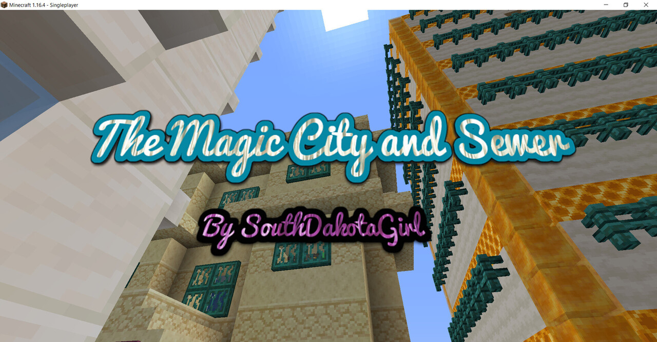 The Magic City and Sewer Maze (Finished) Minecraft Map