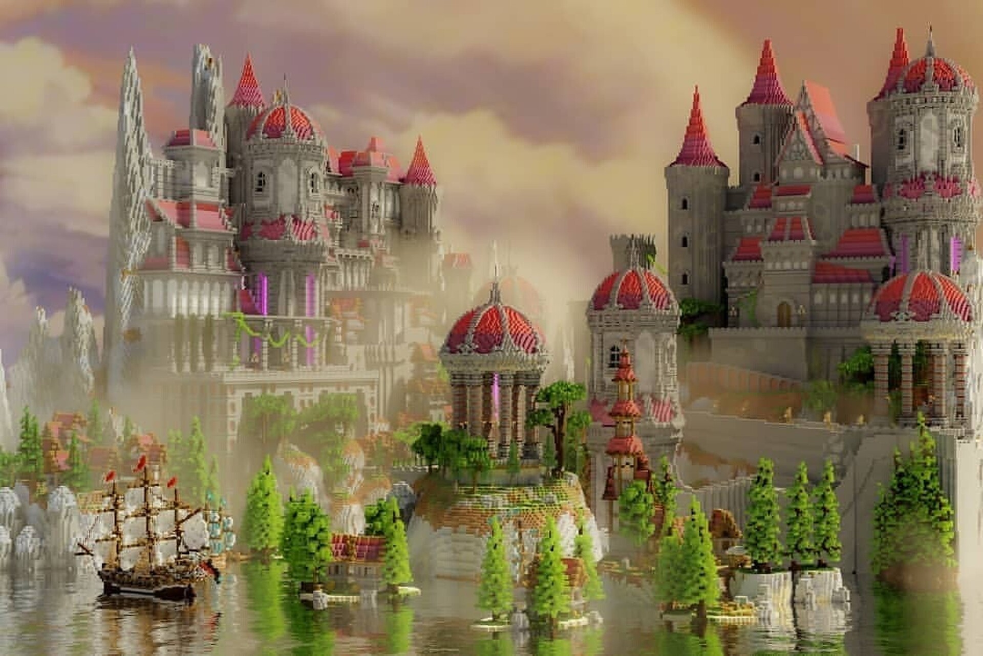 Pink Kingdom Minecraft Map