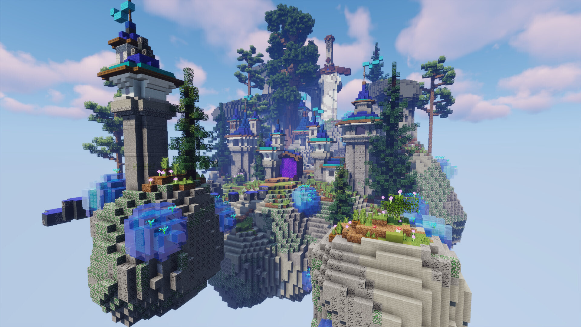 [AuthMe] » Azure Lobby » 120x140 Minecraft Map
