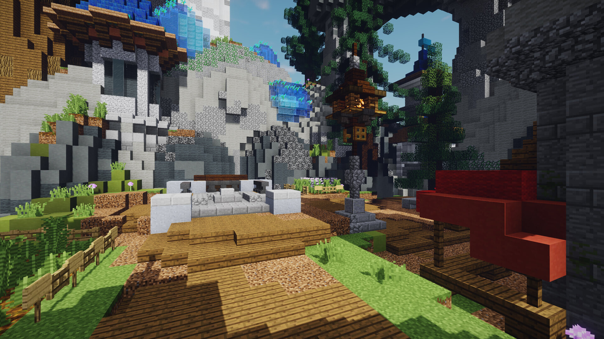 [AuthMe] » Azure Lobby » 120x140 Minecraft Map