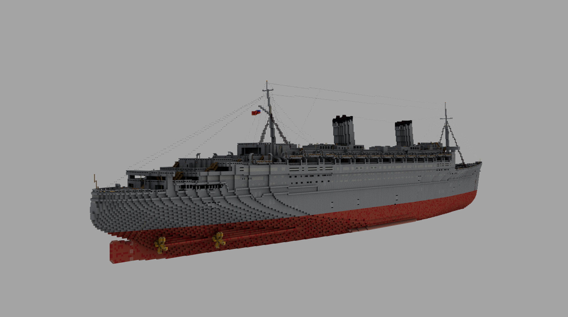 HMT Queen Elizabeth (1942) 1.5:1 Minecraft Map