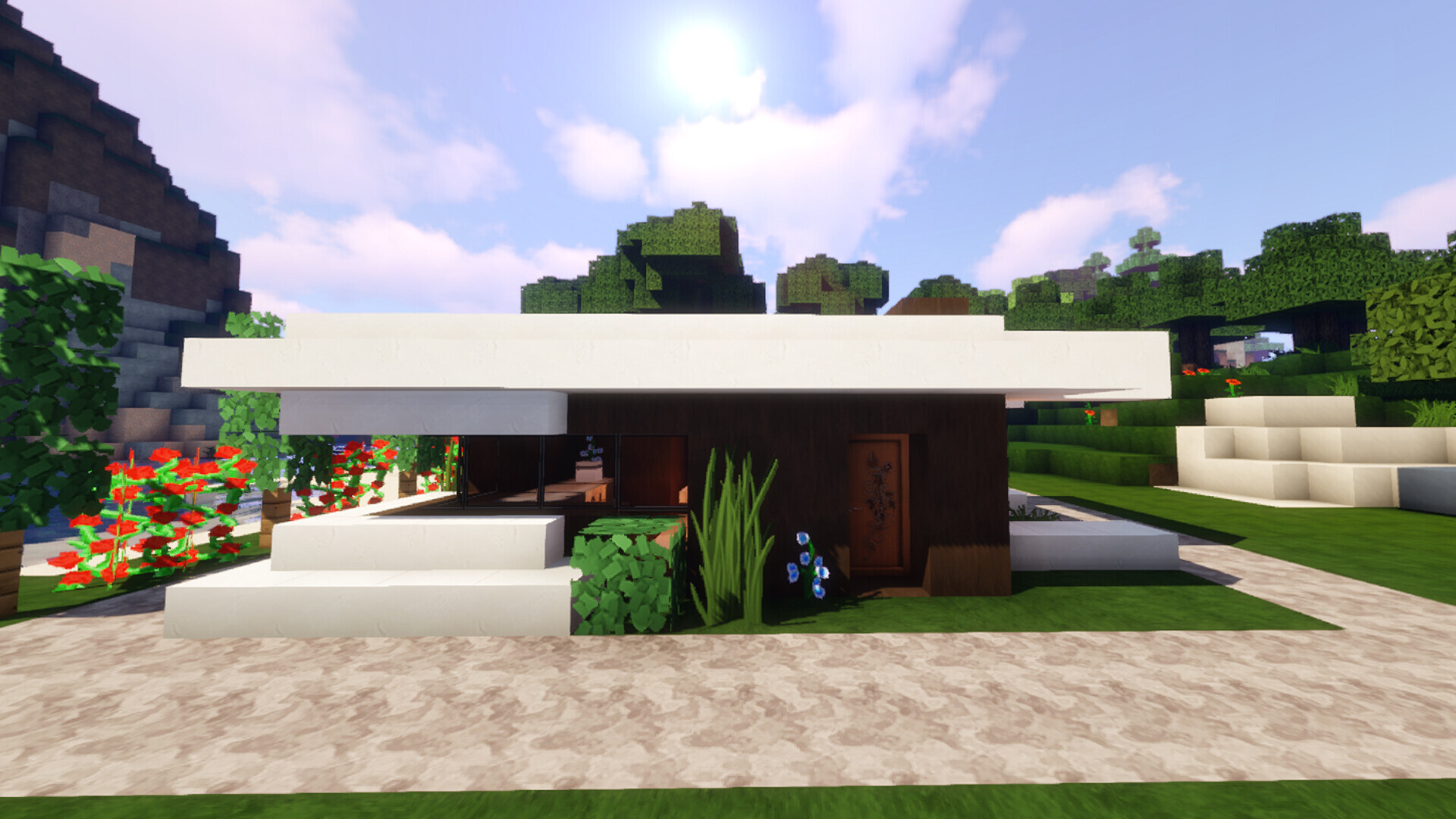 Small Modern House Tutorial Minecraft Map