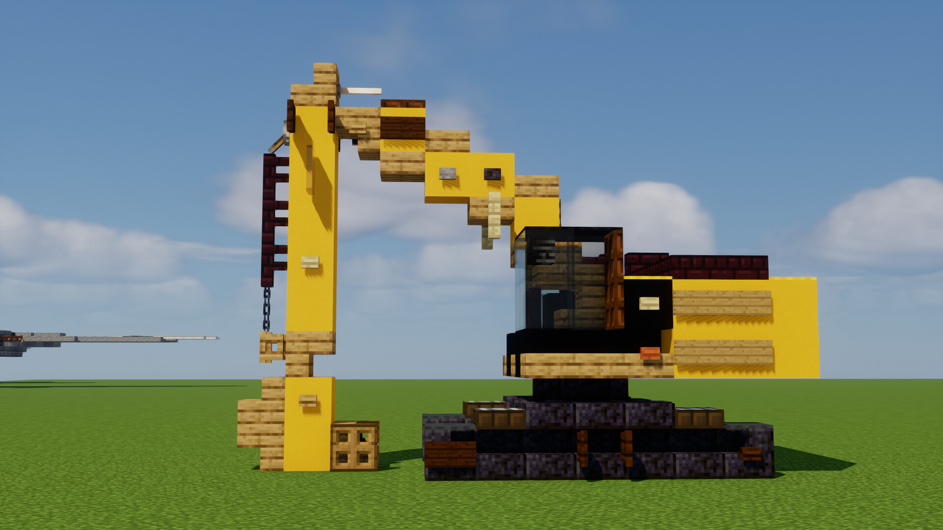 CAT 336E Excavator Construction Vehicle Minecraft Map