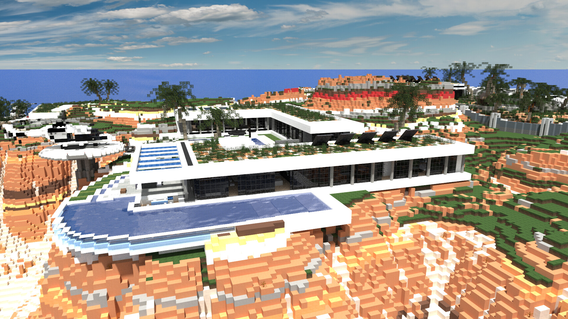 Party/Private - Modern villa Minecraft Map