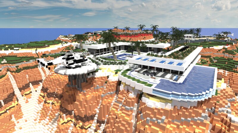 Party/Private - Modern villa Minecraft Map