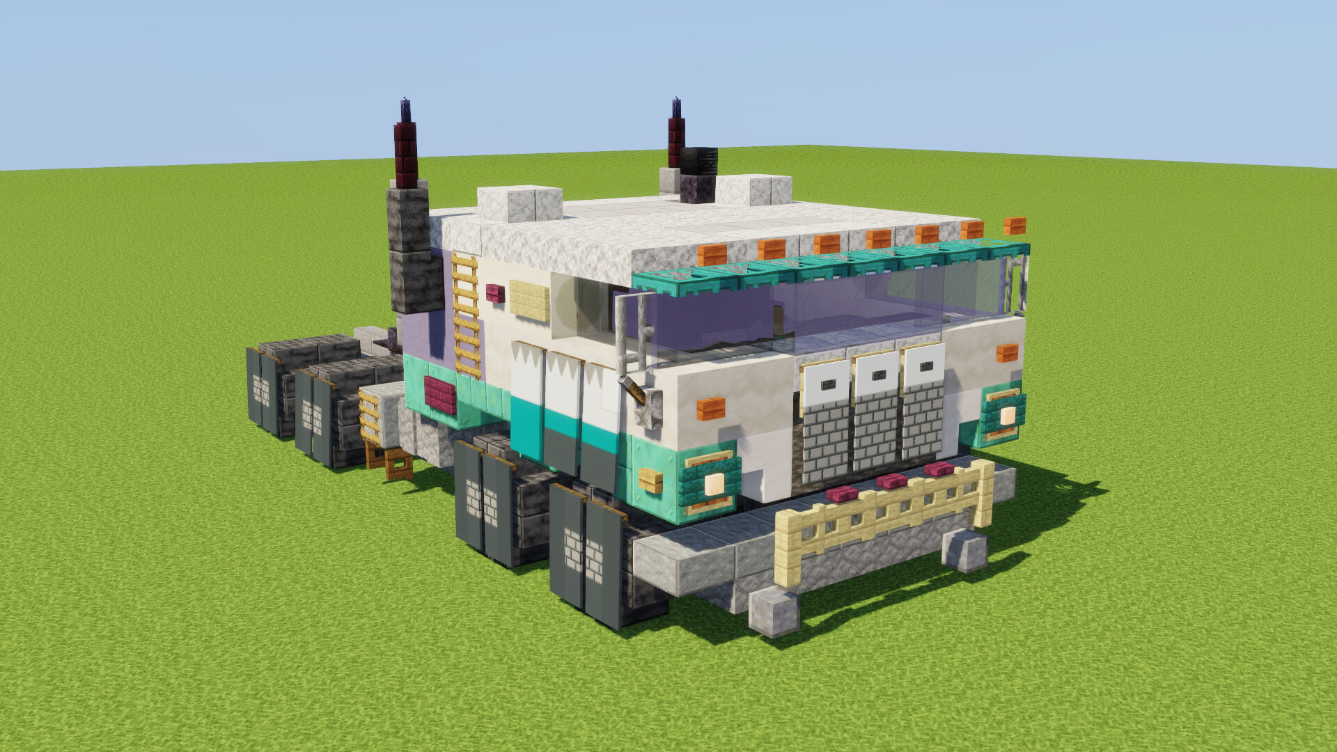 Double Lane Hauler Truck Minecraft Map