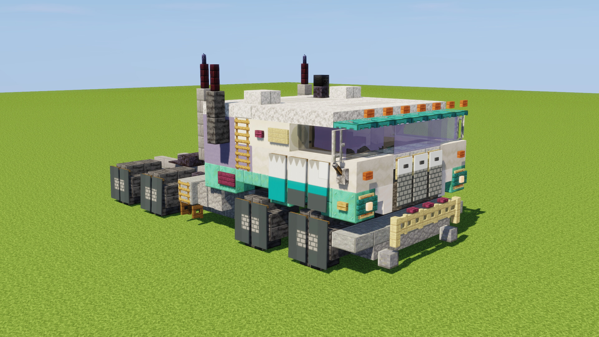 Double Lane Hauler Truck Minecraft Map